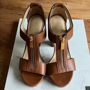 MICHAEL Michael Kors | Shoes | Michael Michael Kors Brown Leather ...